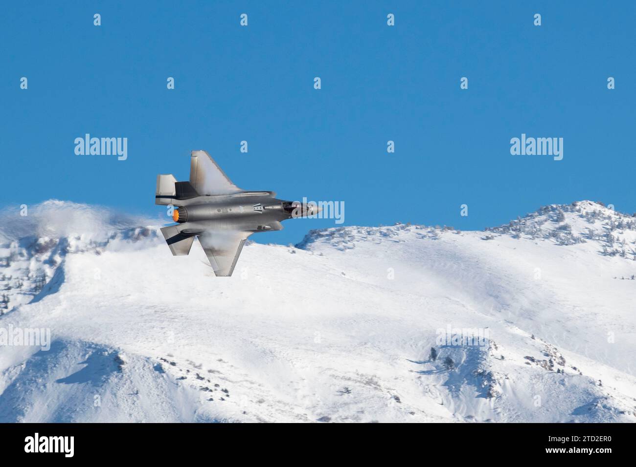 Maj. Kristin “BEO” Wolfe demonstrates the capabilities of the F-35A ...