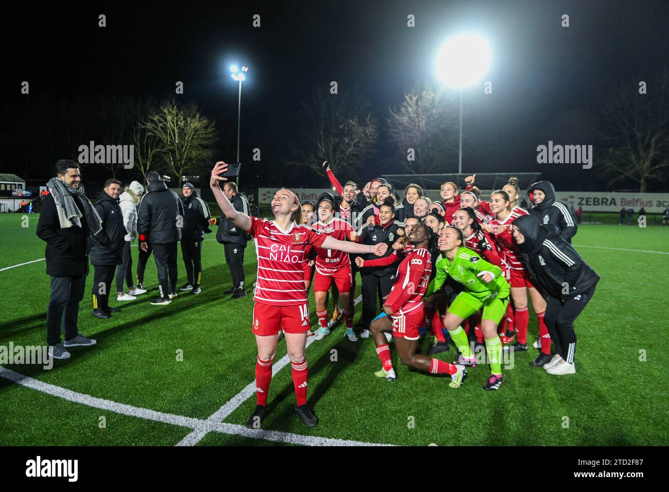 Team Standard pictured after a female soccer game between Sporting du ...