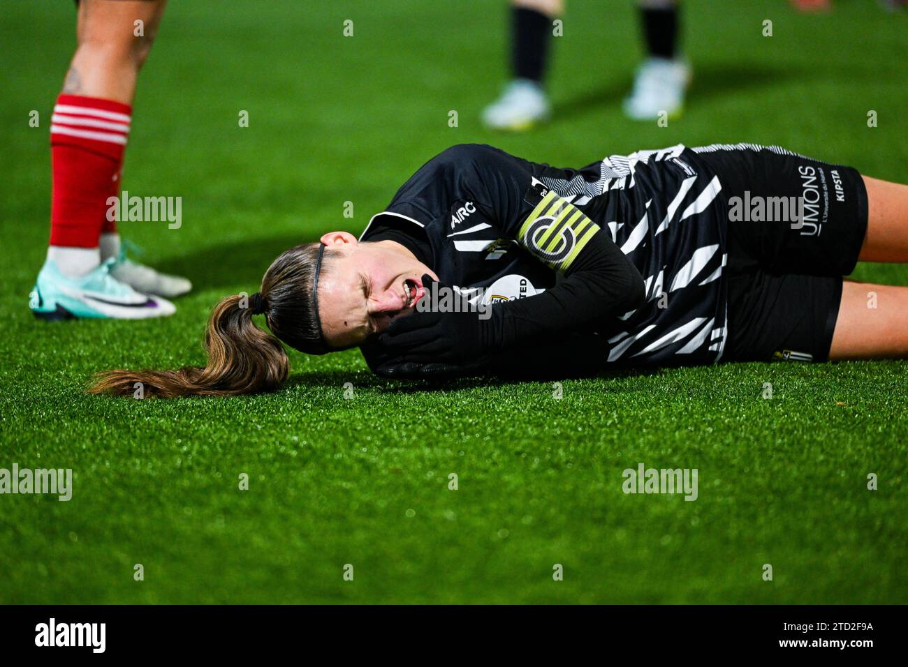 Perrine Balant (9) of Charleroi pictured during a female soccer game ...