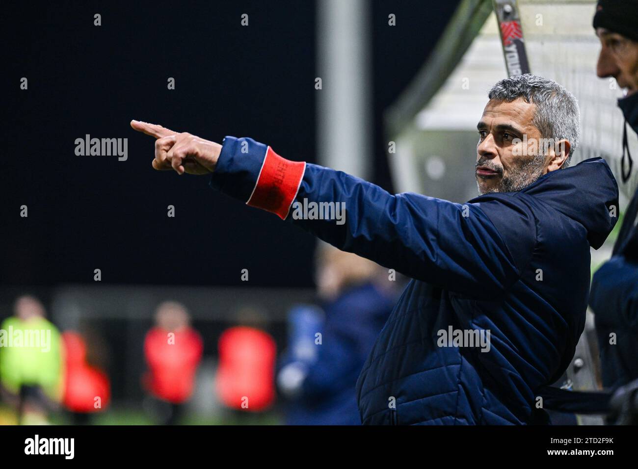 headcoach Lionel Vitrant of Charleroi pictured during a female soccer ...
