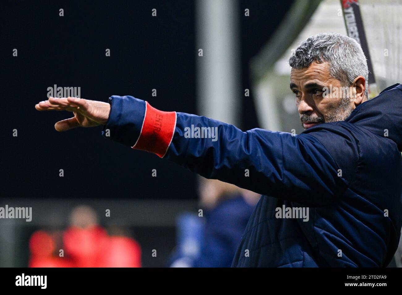 headcoach Lionel Vitrant of Charleroi pictured during a female soccer ...