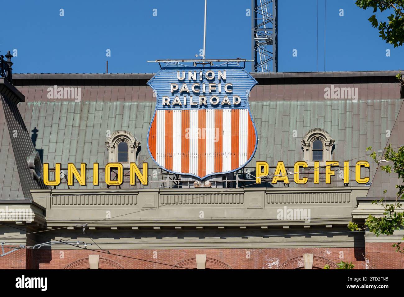 Union pacific logo hi-res stock photography and images - Alamy