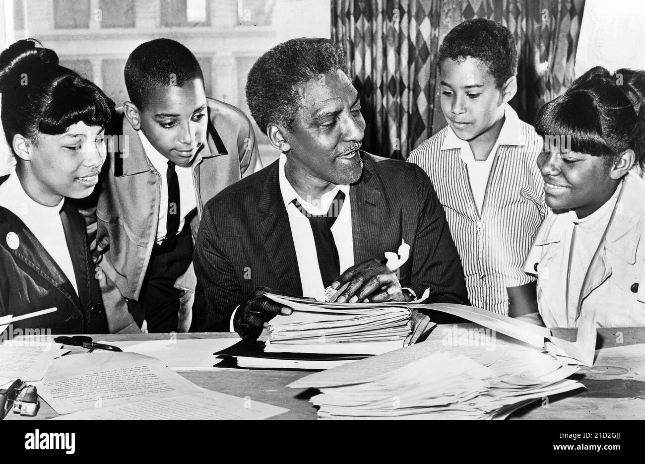 Bayard Rustin (center) speaking with (left to right) Carolyn Carter ... Bayard Rustin (center) speaking with (left to right) Carolyn Carter ...