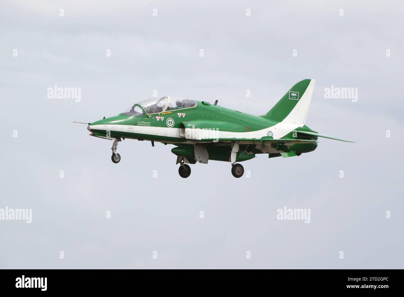 8816, a BAe Hawk 65 operated by the Saudi Hawks (or Saudi Falcons), the ...