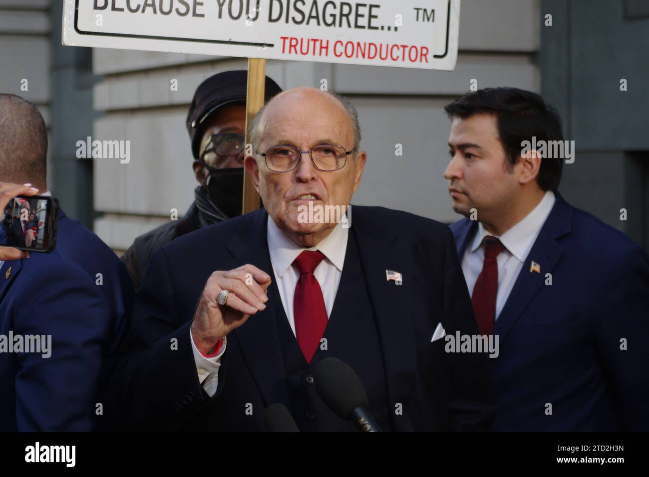 Washington, DC, USA. 15 Dec 2023. Former New York City mayor Rudolph W ...