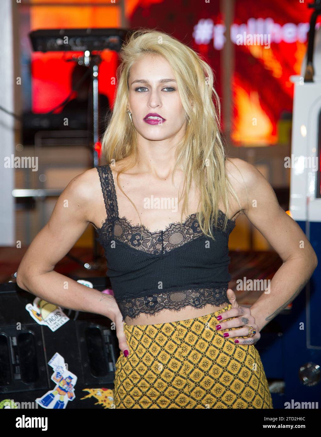 Madrid, 12/03/2015. The British-Brazilian model of Iraqi descent, Alice ...