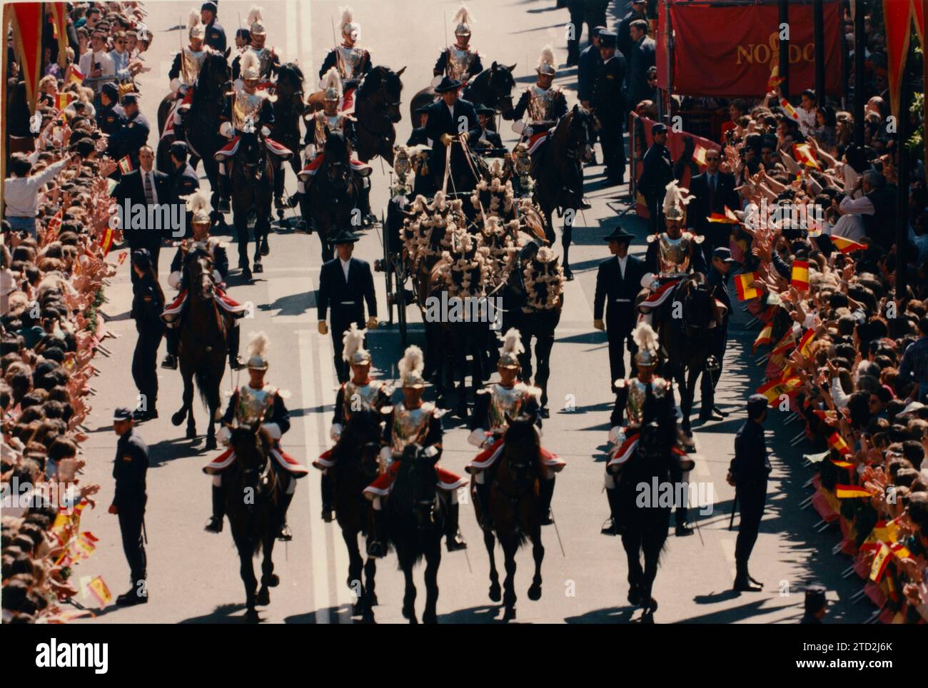 Seville, 03/18/1995. Wedding of Infanta Elena and Jaime de Marichalar ...