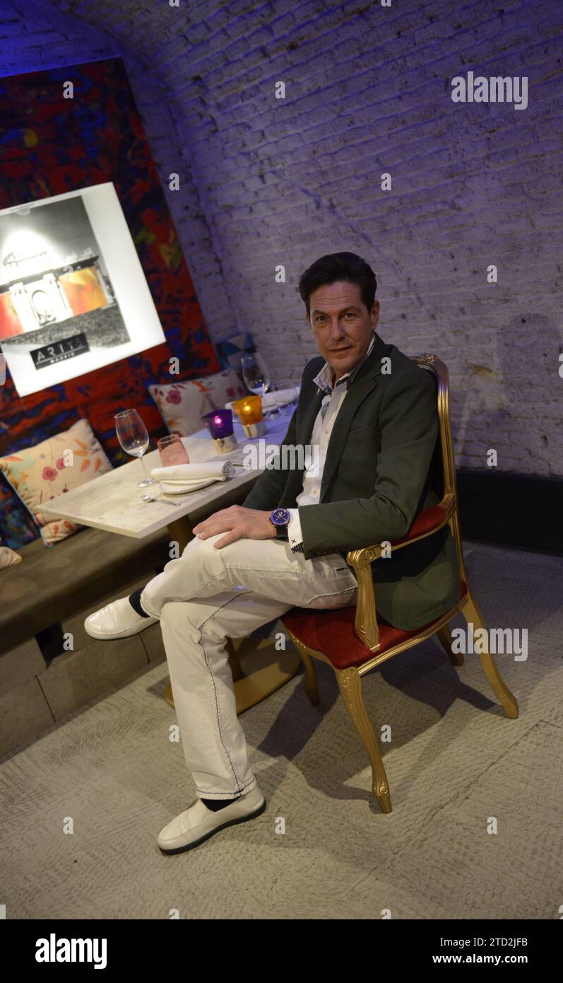 Madrid, 12/03/2015. Oscar Lozano poses for ABC, in his new Artist ...