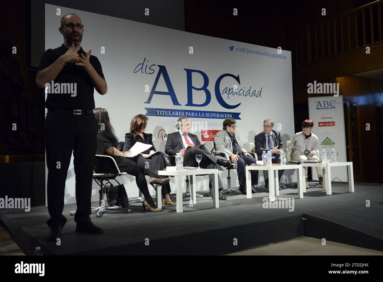 Madrid, 11/17/2015. ABC disability conferences, employment and ...