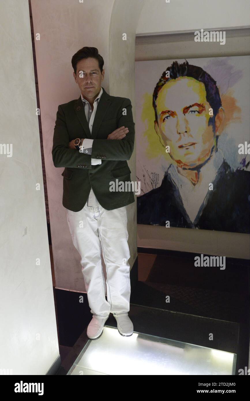 Madrid, 12/03/2015. Oscar Lozano poses for ABC, in his new Artist ...