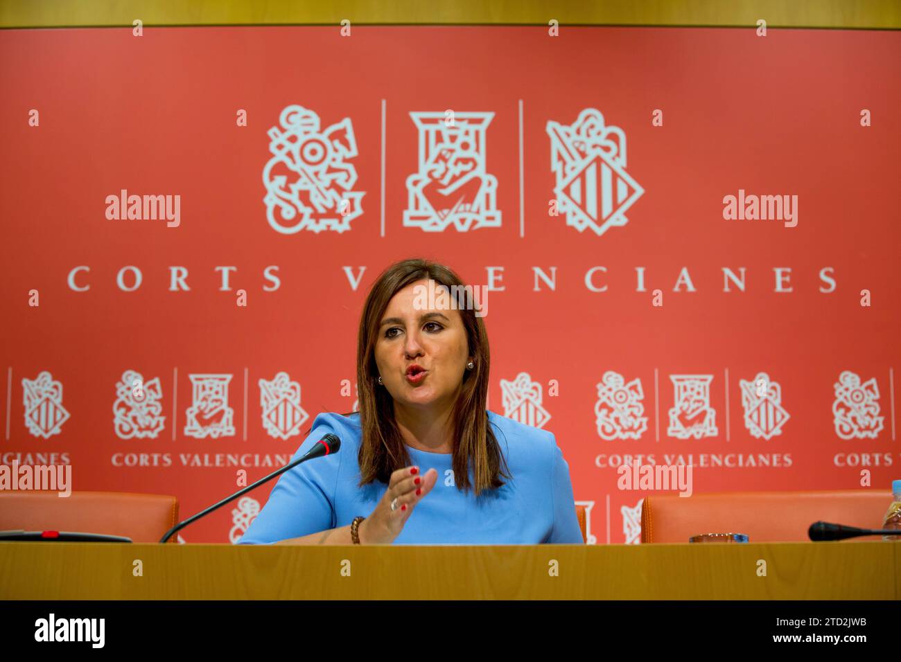 Valencia, 09/05/2016. Press conference by María José Catalá. Photo ...