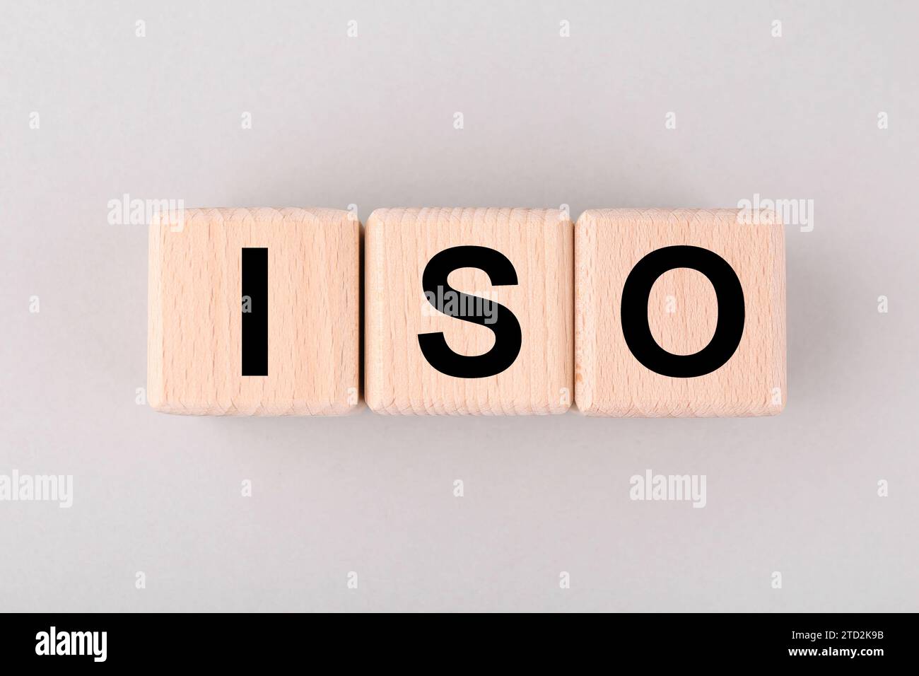 International Organization for Standardization. Cubes with abbreviation ...