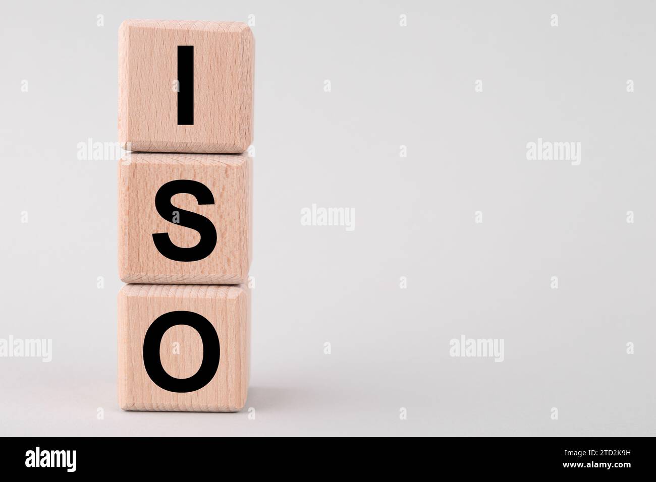 International Organization for Standardization. Cubes with abbreviation ...