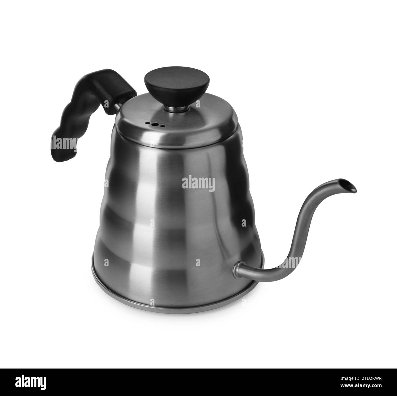 One kettle isolated on white. Coffee making Stock Photo - Alamy
