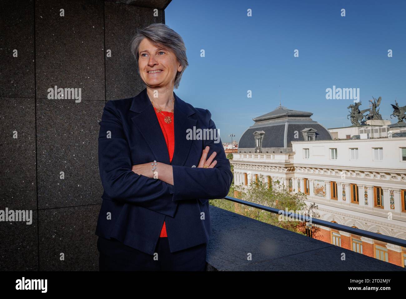Madrid, 04/17/2023. Interview with Helène Valenzuela, CEO of Ouigo ...