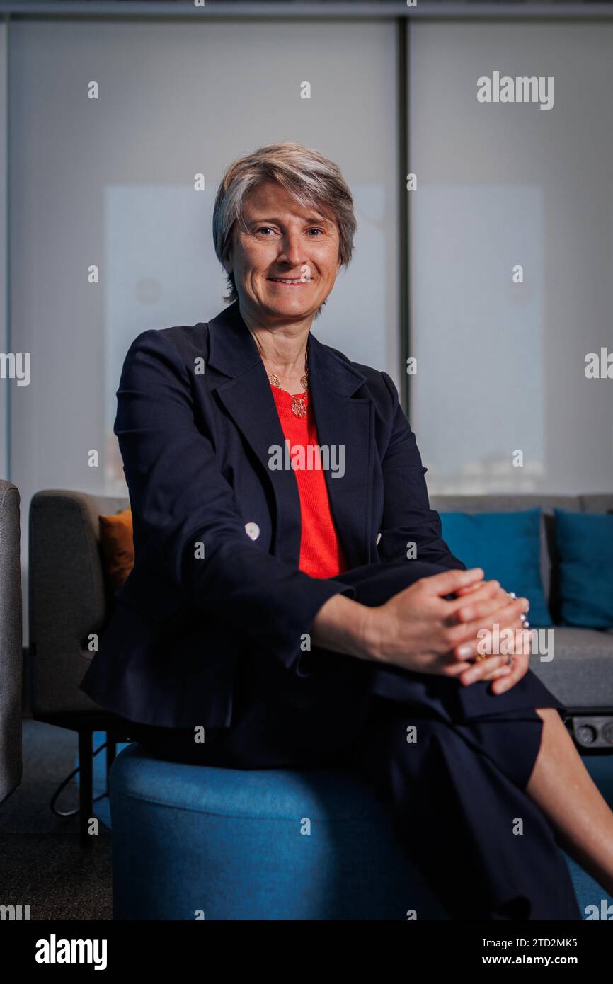 Madrid, 04/17/2023. Interview with Helène Valenzuela, CEO of Ouigo ...