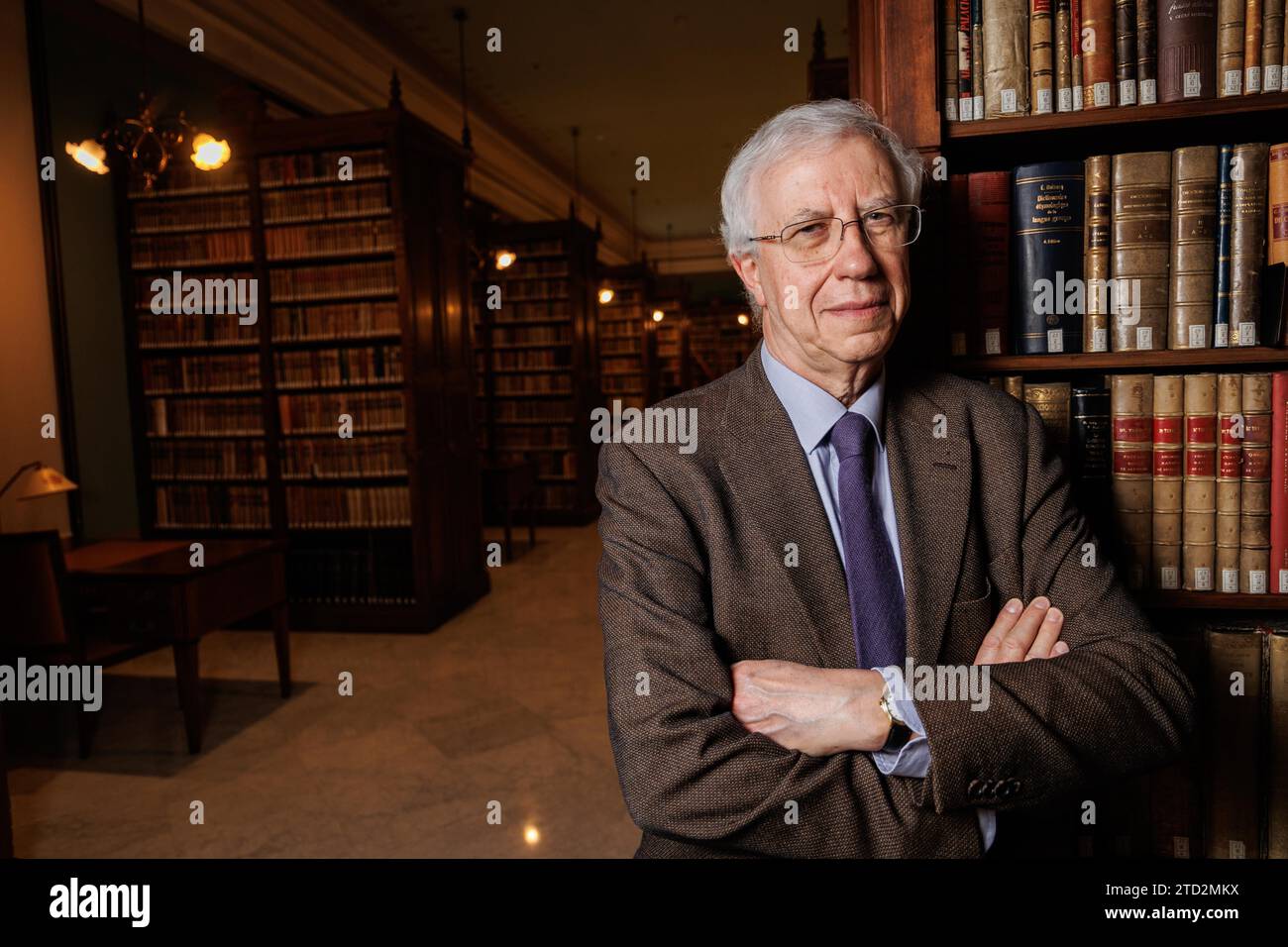 Madrid, 02/23/2023. José Manuel Sánchez Ron, academic of the Royal ...