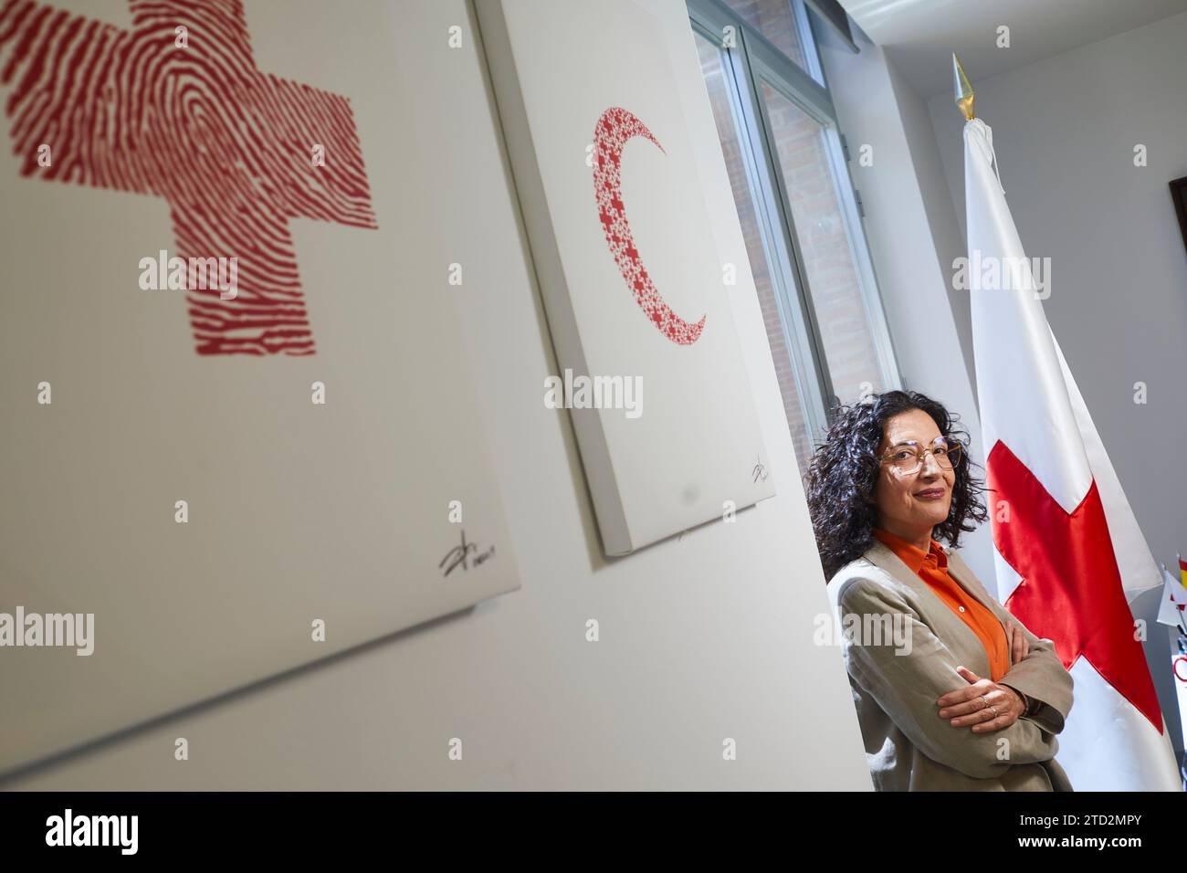 Madrid, 05/16/2023. Red Cross Headquarters. Posed portraits of María ...