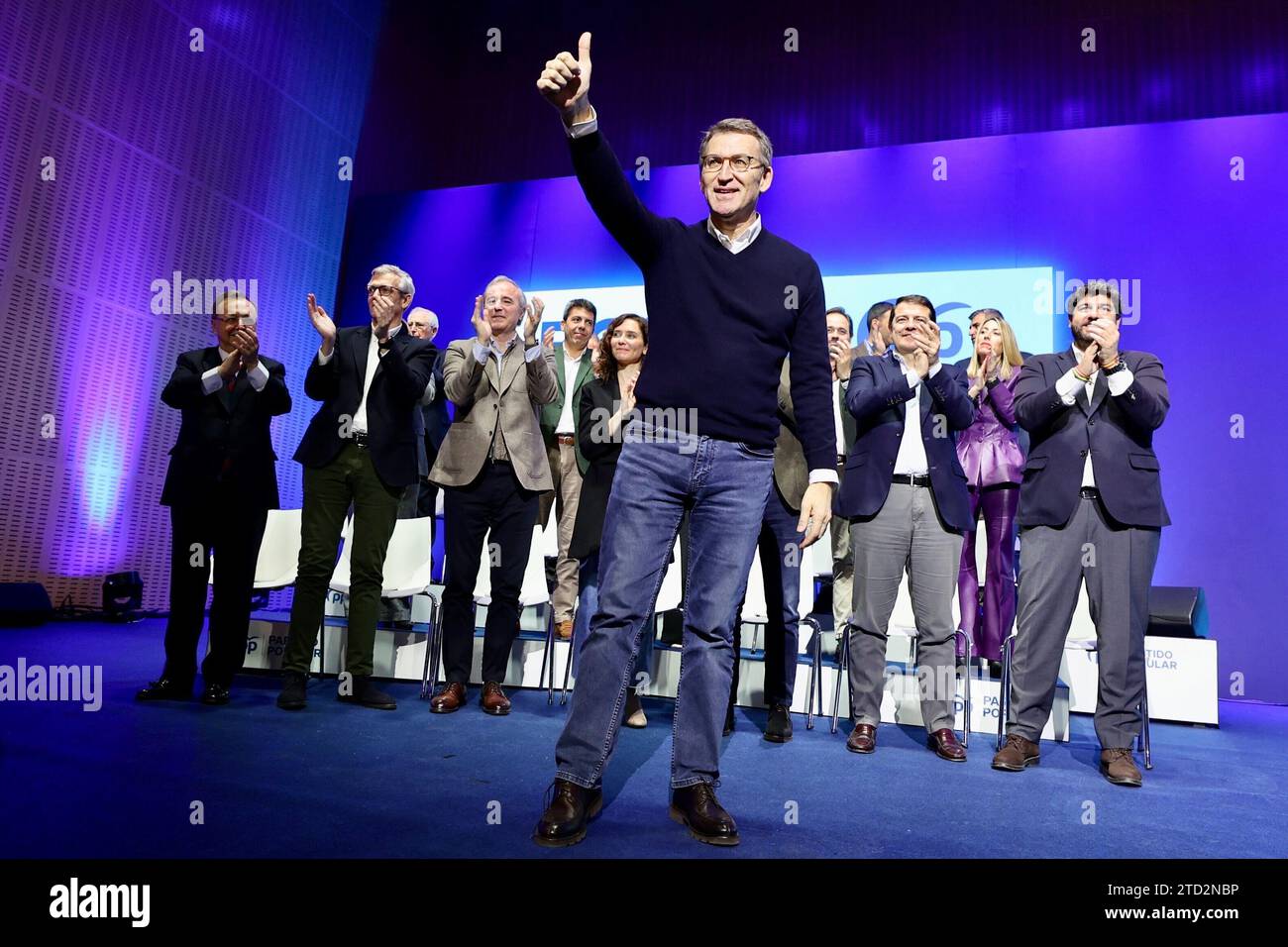Zaragoza, 01/14/2023. The PP celebrates the presentation of the ...