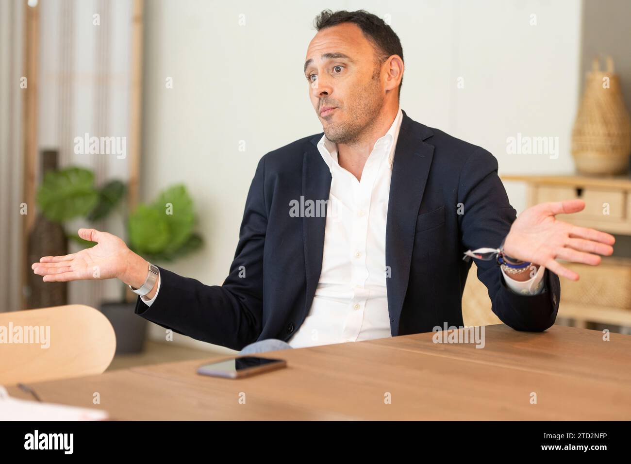 Madrid, 04/04/2023. Headquarters of the ABC Newspaper. Interview with ...