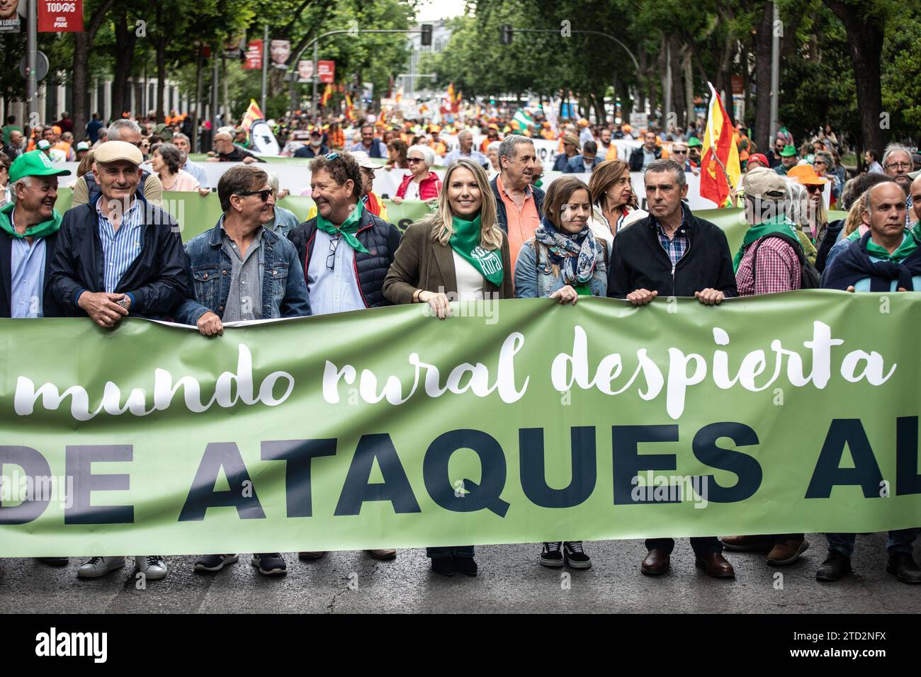 Madrid, 05/14/2023. Demonstration of the Rural world. Photo: Isabel ...