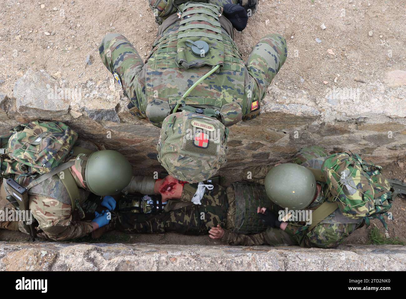 Toledo, 03/24/2023. Toledo Infantry Academy, presentation to the media ...