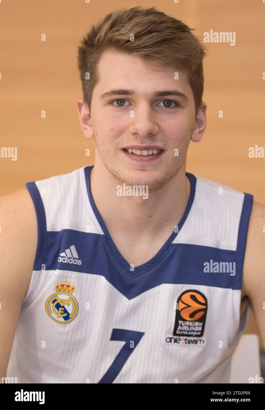 Madrid, 02/01/2017. Interview with Real Madrid basketball player Luka ...