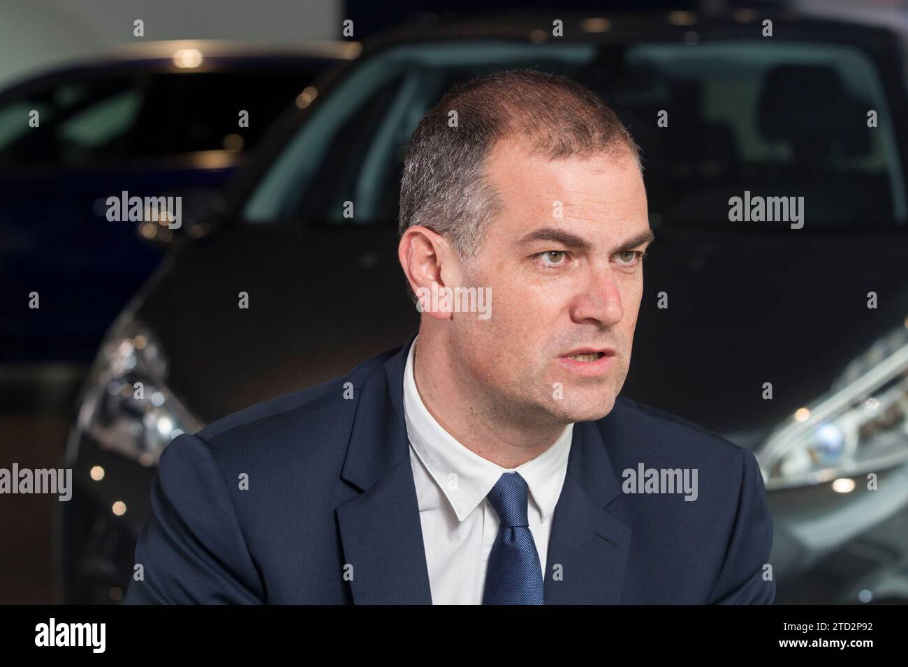 Madrid, 07/06/2016. Interview with the global CEO of Peugeot Maxime ...