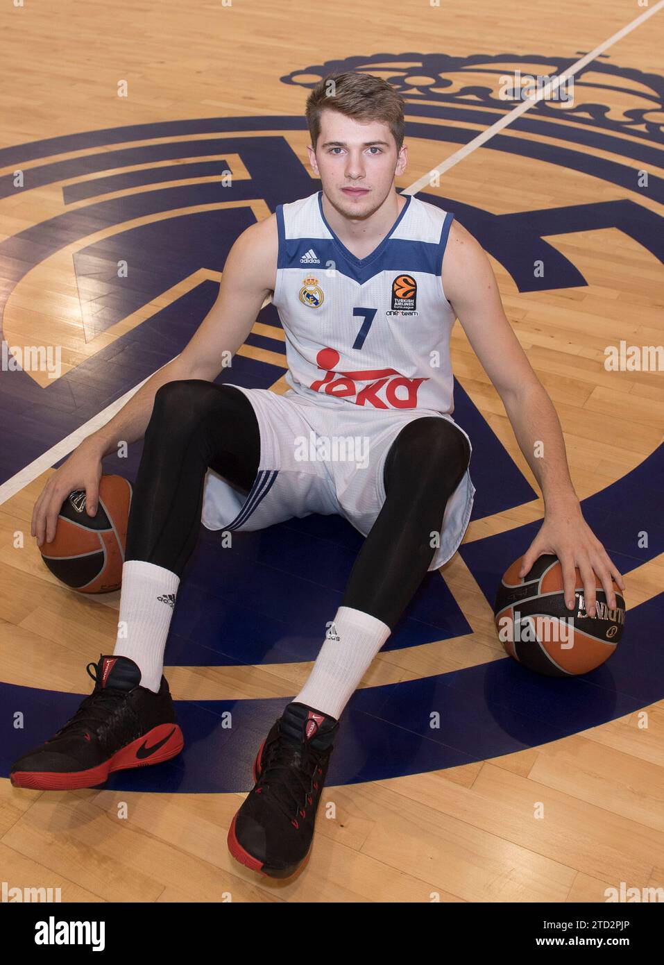 Madrid, 02/01/2017. Interview with Real Madrid basketball player Luka ...