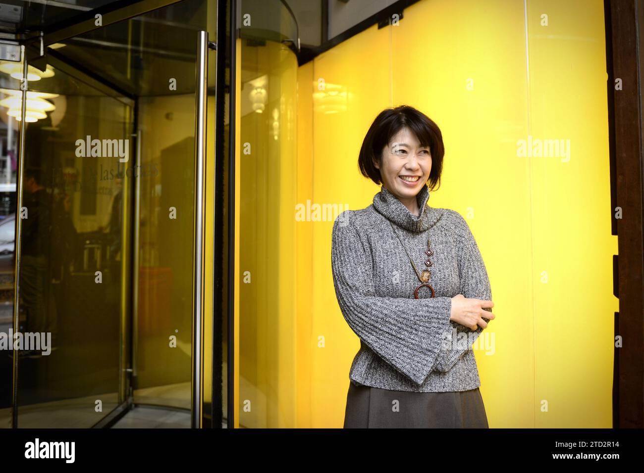 Madrid, 02/24/2017. Interview with journalist Junko Takahashi. Photo: Maya Balanya Archdc ...
