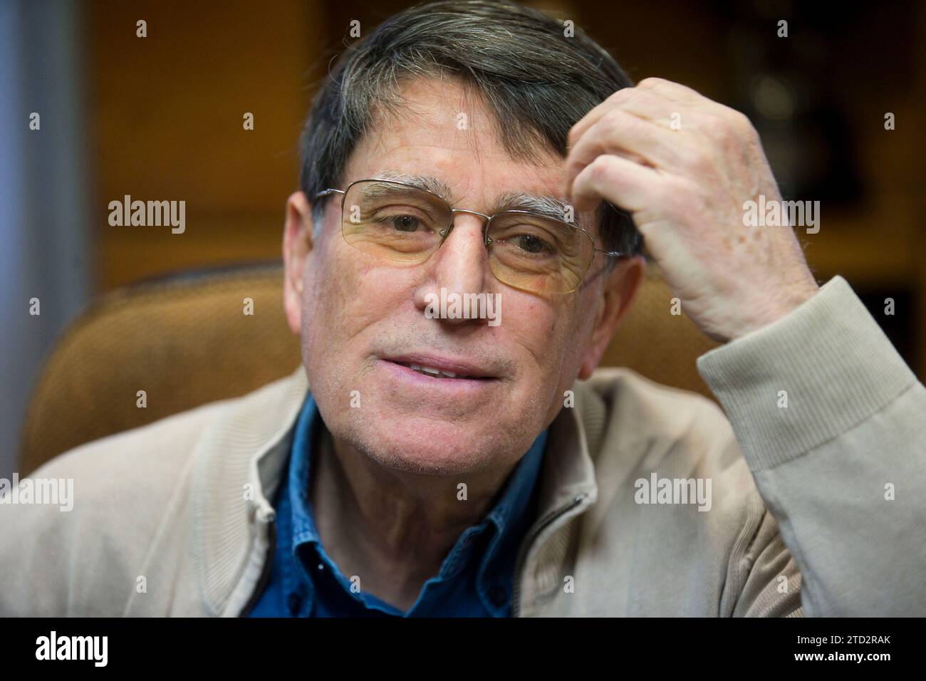 Madrid, 01/29/2014. Interview with the Spanish President of Athletics ...