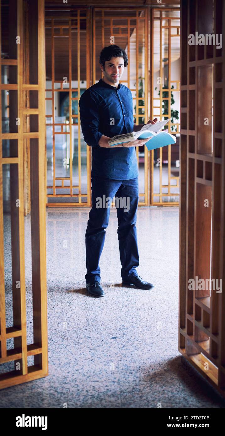 Madrid, January 8, 2014. Interview with David Afkham, conductor of One ...