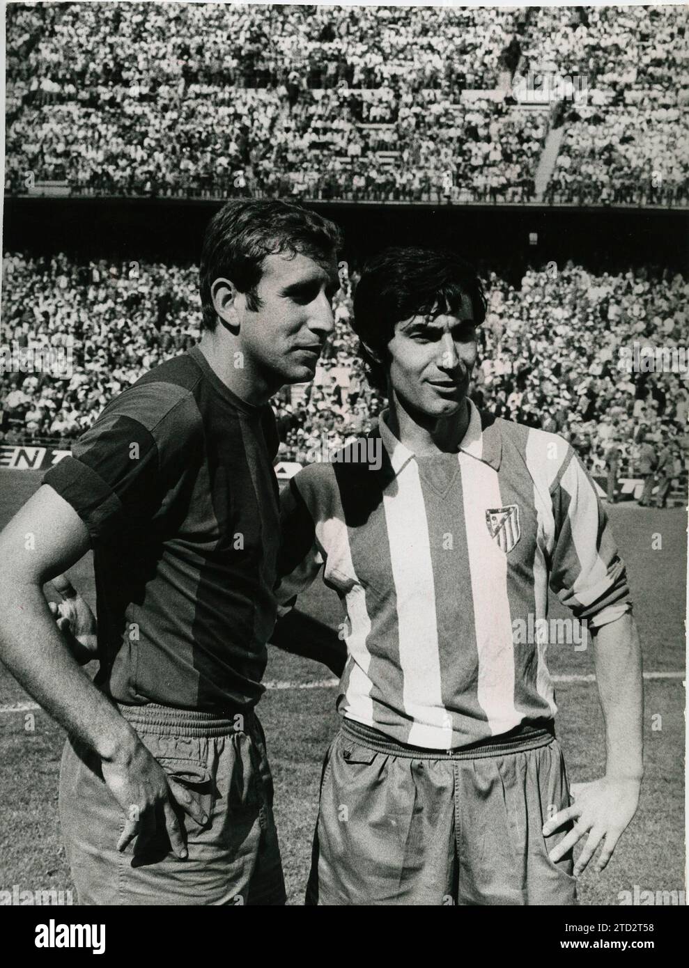 04/17/1971. Madrid. Match between Altético de Madrid and Fútbol Club ...