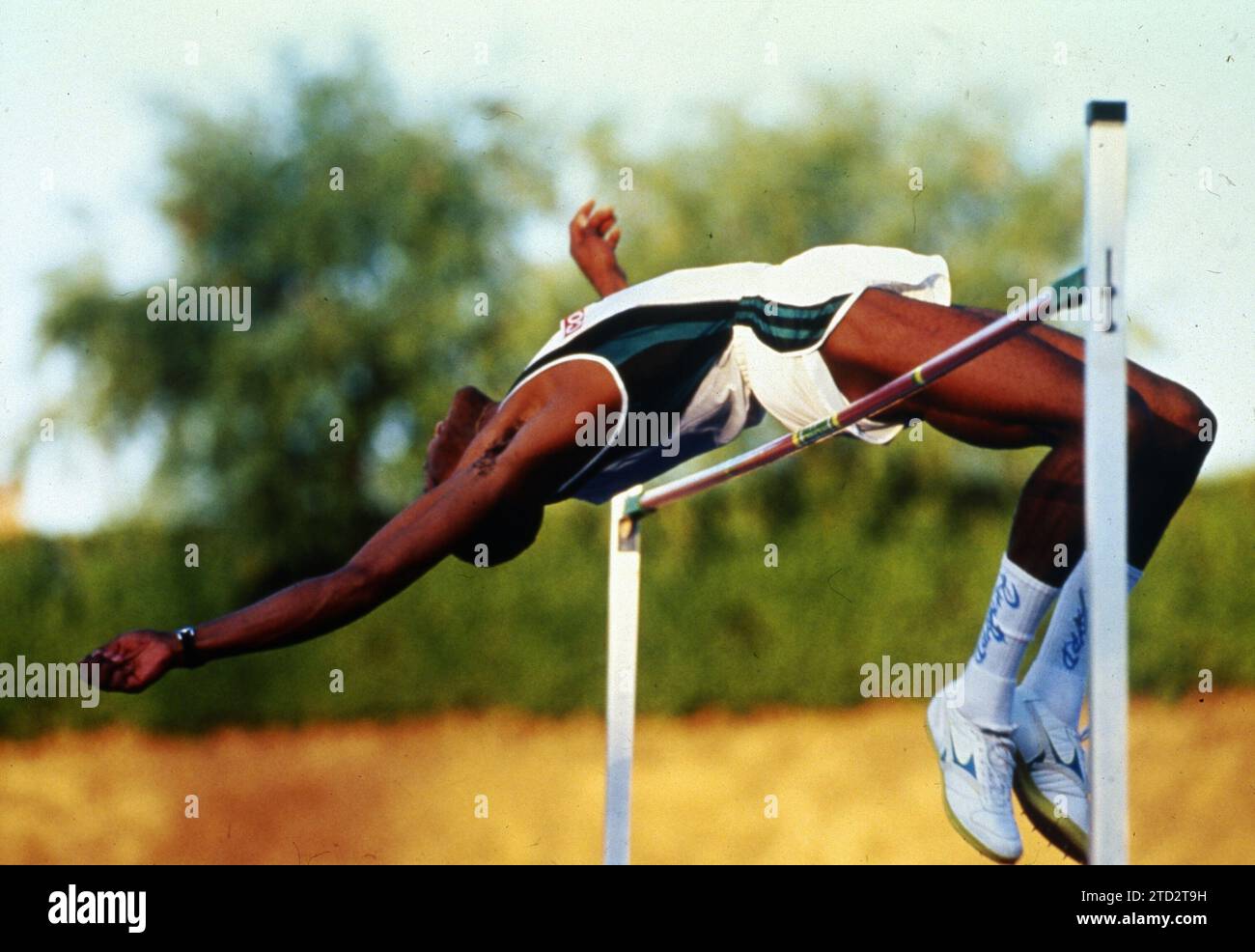 Salamanca. 07/27/1993. Javier Sotomayor achieves the world record in ...