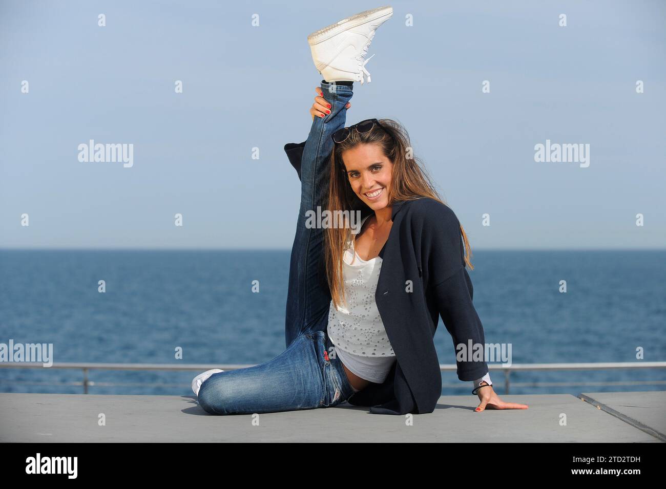Barcelona, 05/14/2015. Interview with synchronized swimming swimmer Ona Carbonell. Photo: Inés ...
