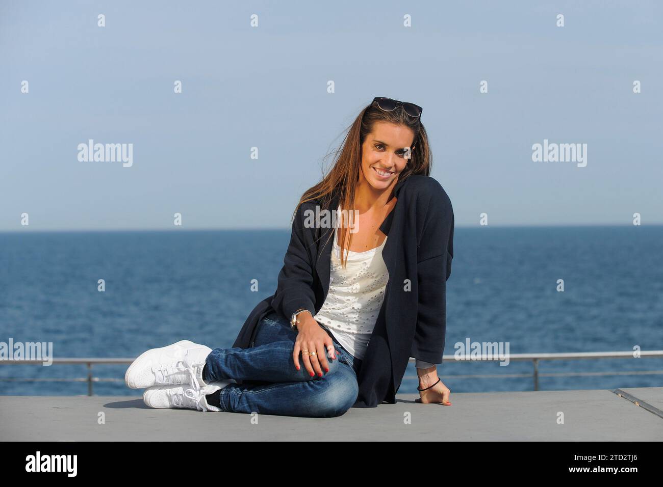 Barcelona, 05/14/2015. Interview with synchronized swimming swimmer Ona Carbonell. Photo: Inés ...