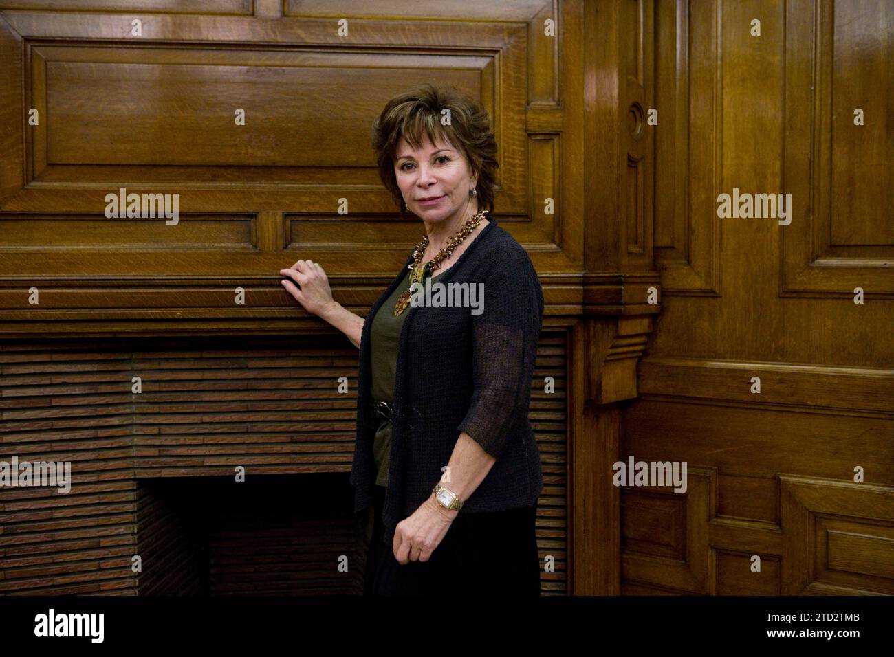 Madrid, 01/21/2014. Interview with the writer Isabel Allende. Photo ...