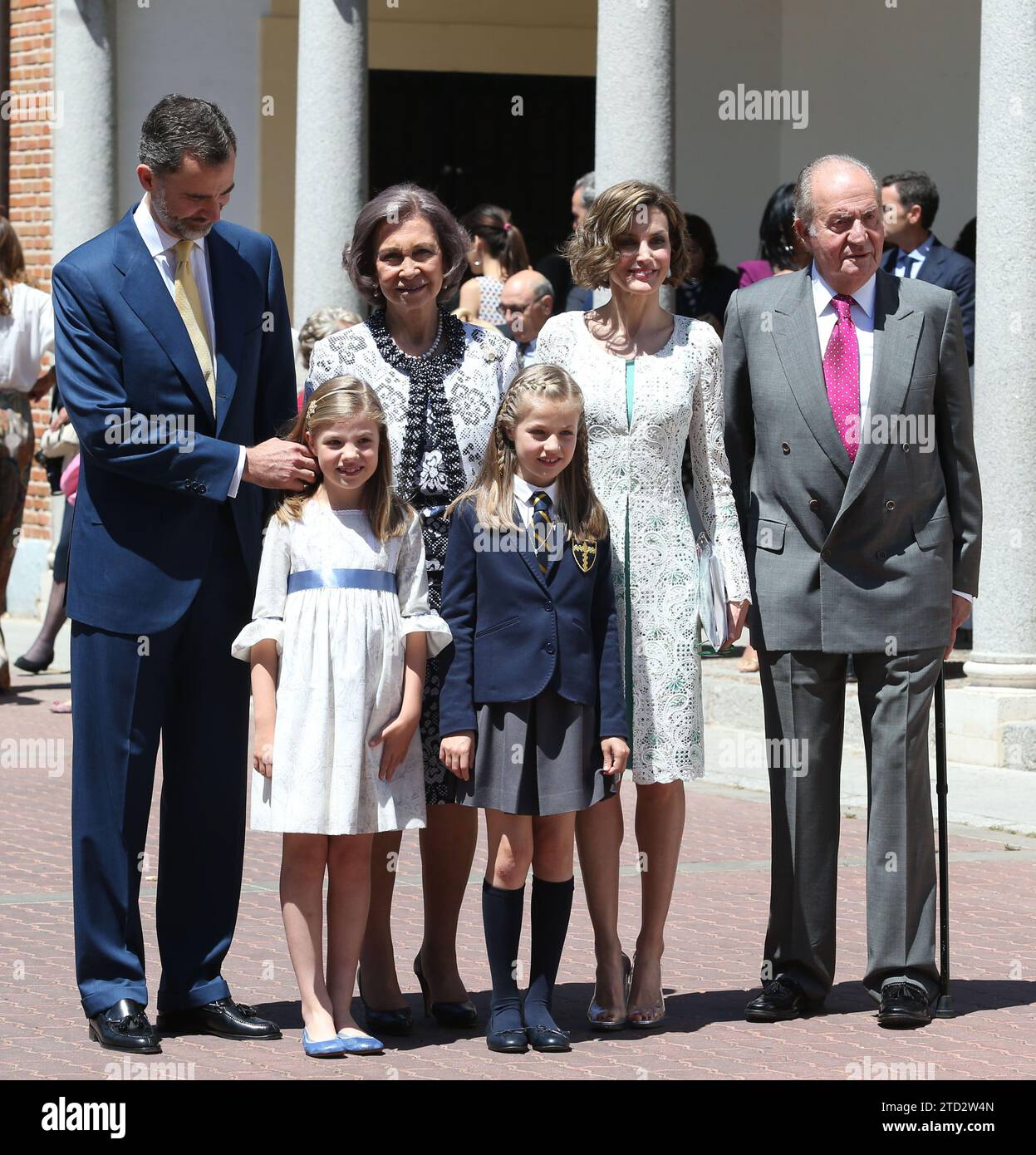Madrid, 05/20/2015. Ss.Mm: the Kings at the first communion of their ...