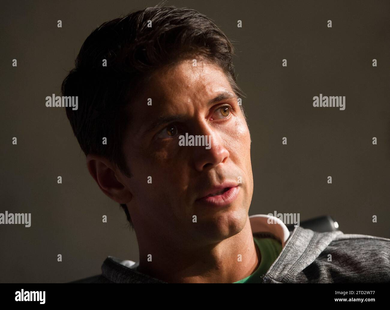 Madrid, 05/05/2015. Tennis mutual Madrid Open. Interview with Fernando Verdasco. Photo: of San ...