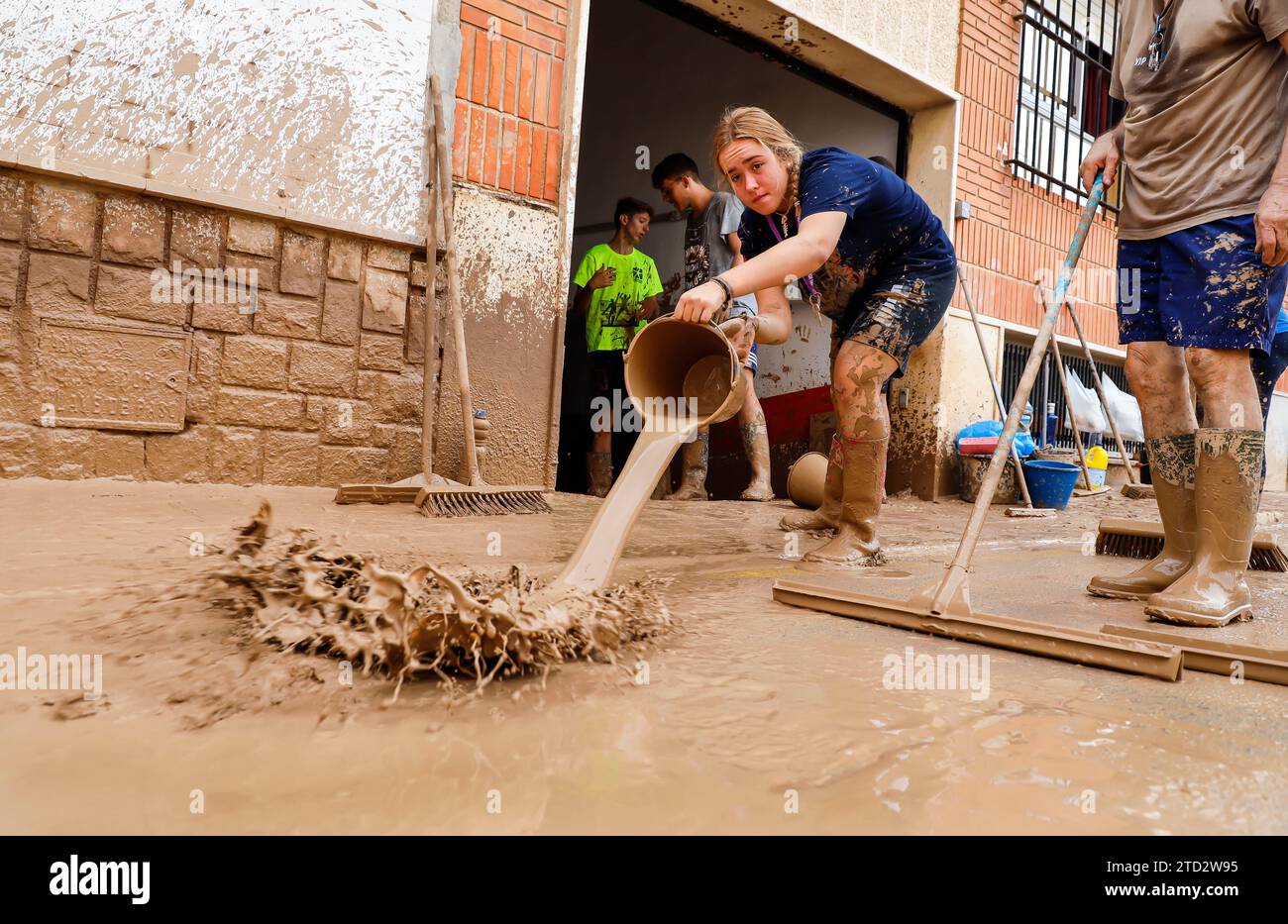 Los Alcázares (Murcia) 09/20/2019. Devastation caused by the cold drop ...