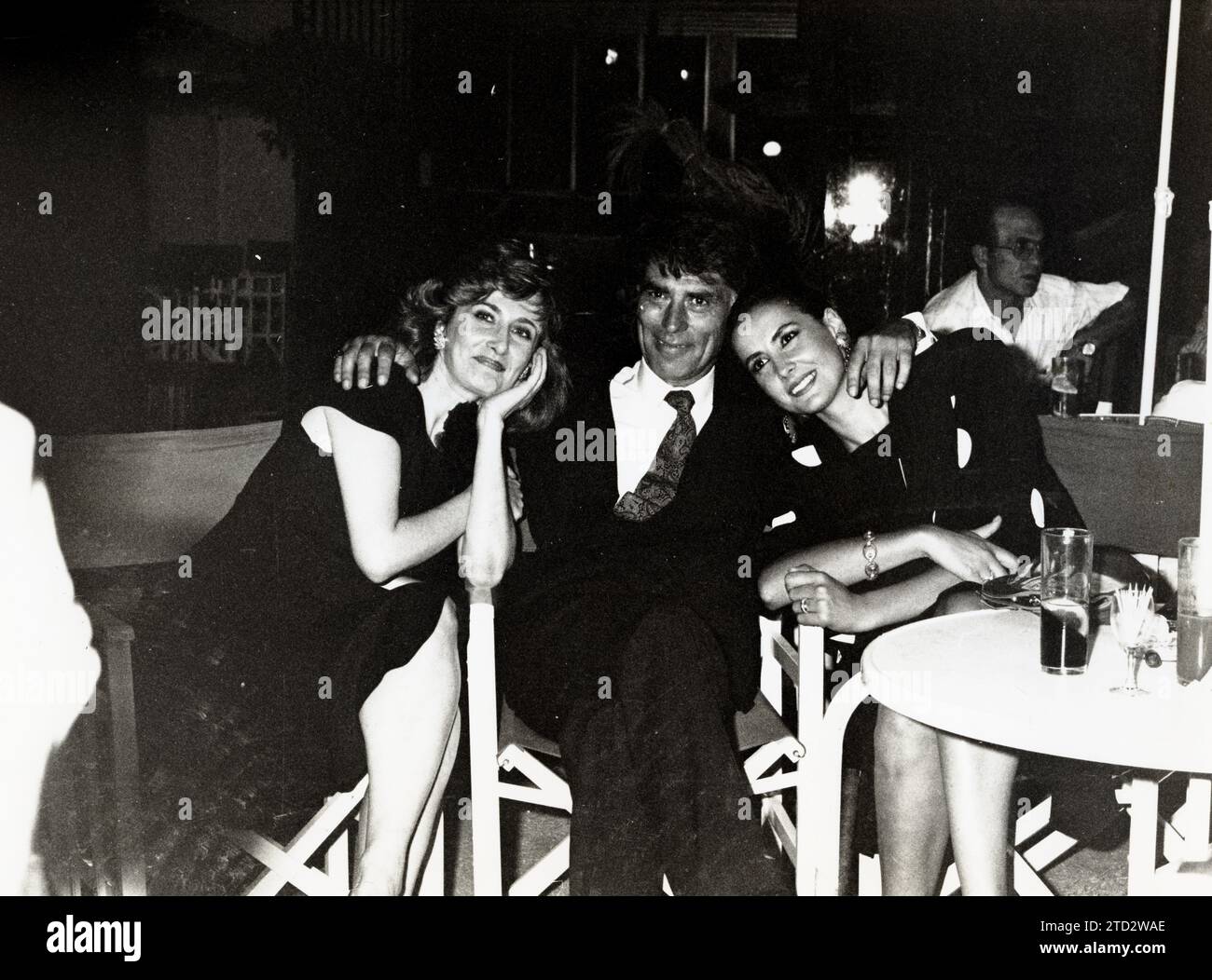 1989. Nieves Herrero, Jesús Hermida and Irma Soriano at the latter's ...
