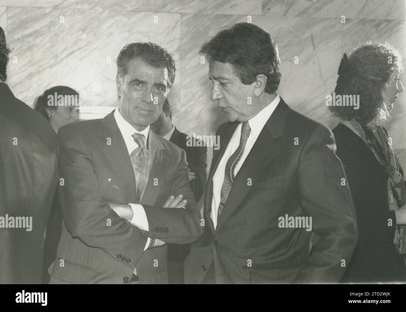 Madrid, January 1995. Federico Ysart and Jesús Hermida at the Palacio ...