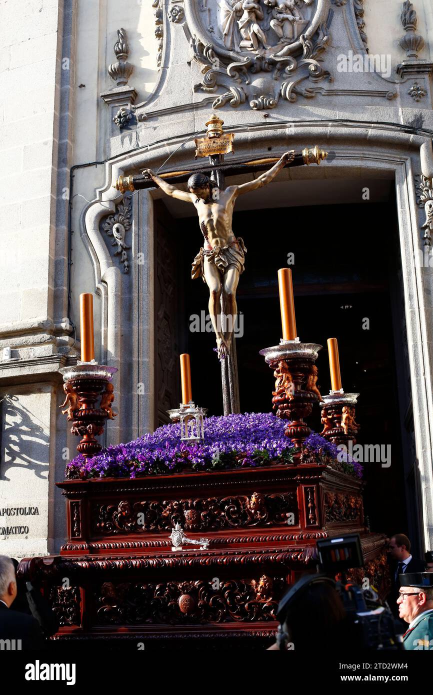 Madrid, 04/14/2019. Holy Week, Palm Sunday. Procession of the Christ of ...