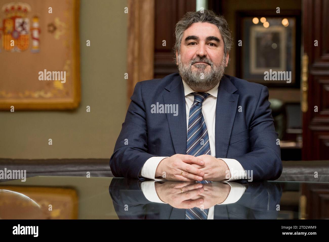 Madrid, 02/27/2019. Government Delegation. Interview with José Manuel Rodríguez Uribes. Photo ...