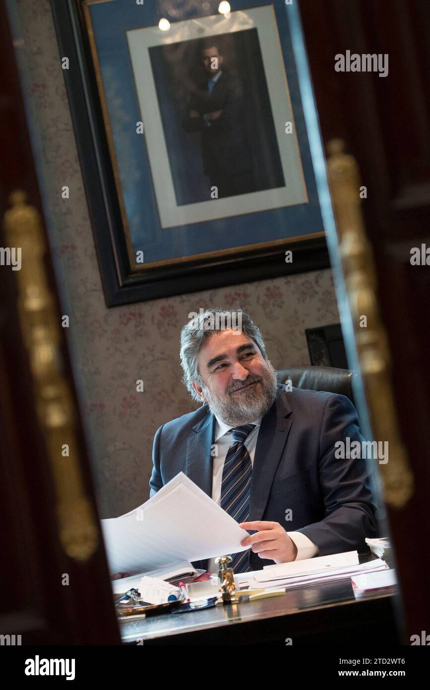 Madrid, 02/27/2019. Government Delegation. Interview with José Manuel Rodríguez Uribes. Photo ...