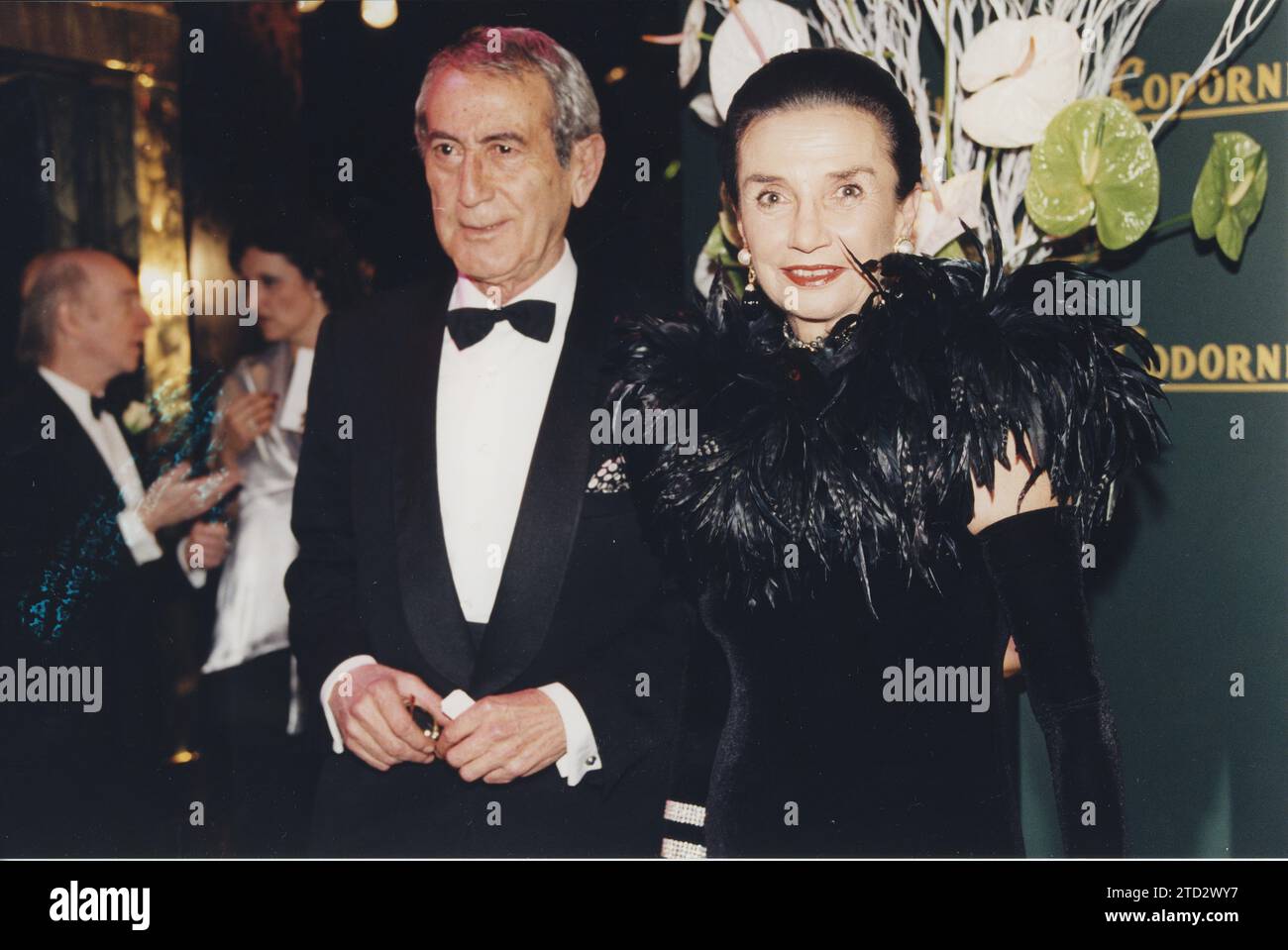 Madrid, 12/20/2000. Elio Berhanyer and Charo Palacios, Countess of ...
