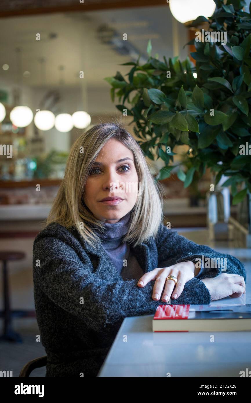 Madrid, 02/27/2019. Interview with Karina Sainz. Photo: Isabel Permuy ...
