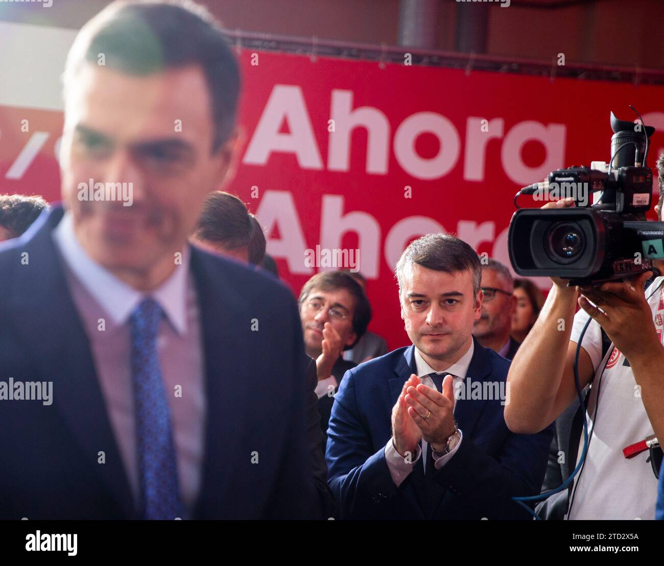 Madrid, 10/07/2019. Pedro Sánchez presents the PSOE electoral program ...