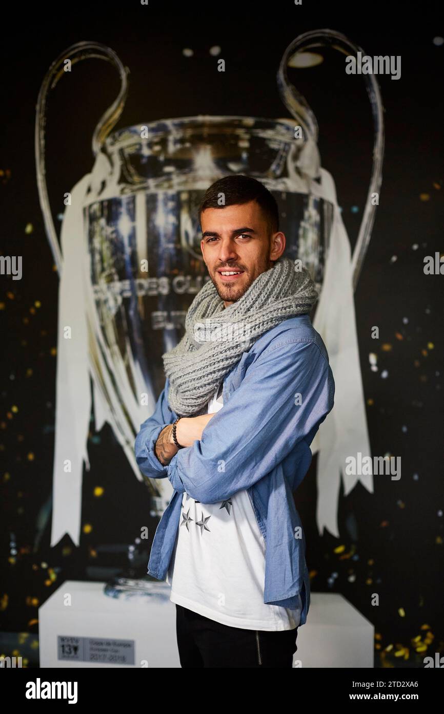 Valdebebas (Madrid), 12/12/2018. Real Madrid sports city. Posed portraits of soccer player Dani ...