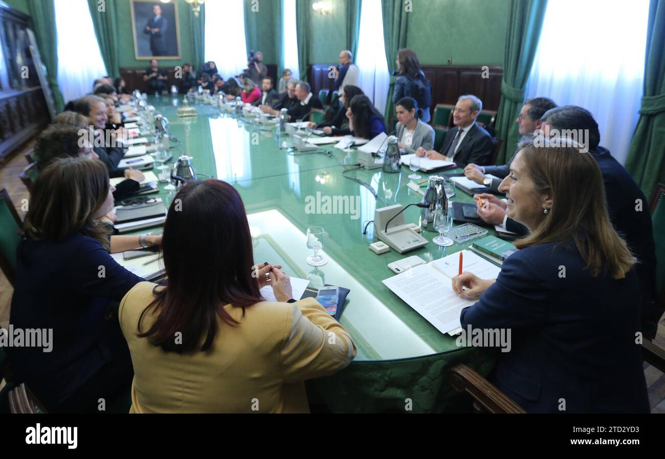 Madrid, 02/26/2019. Congress of Deputies. Last meeting of the board of ...